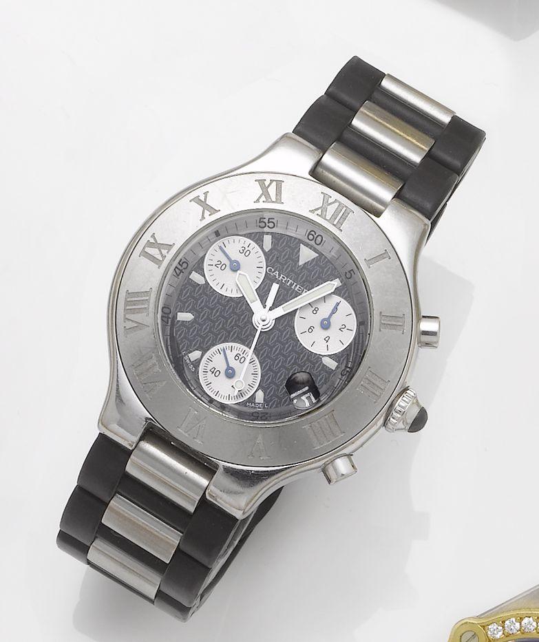 Cartier - 21 Chronoscaph - Reference 21 Chronoscaph
